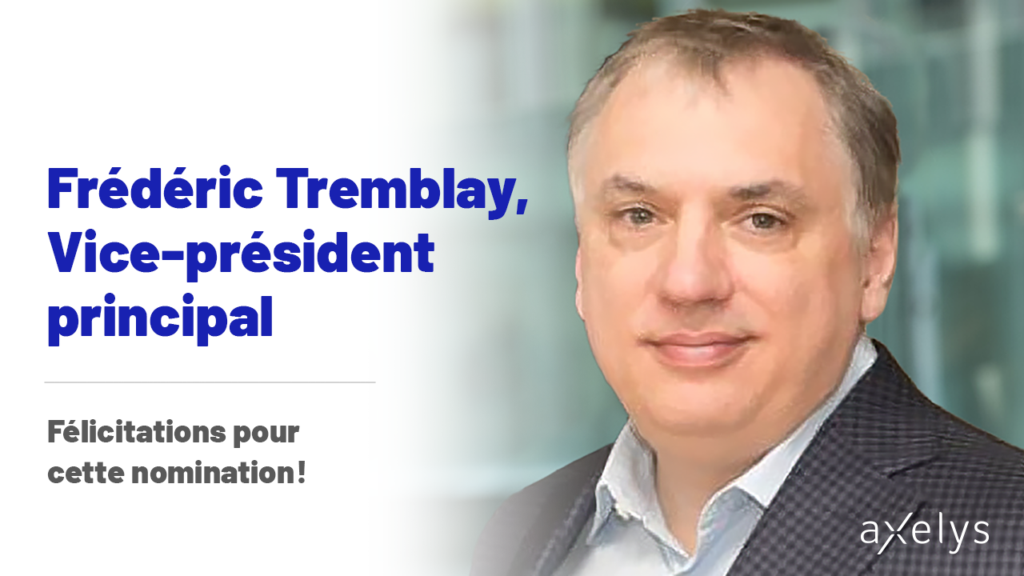 Frédéric Tremblay nommé vice-président principal, Stratégie ...